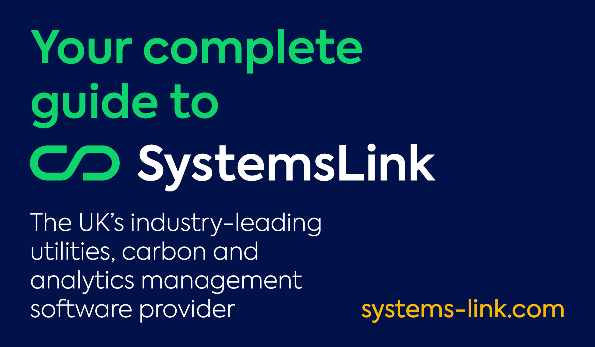 SystemsLink Software Guide - SystemsLink